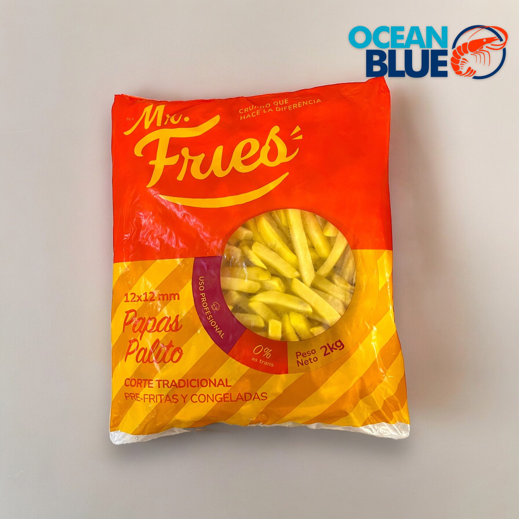 Papas Mr Fries 12x12 - 2 KG - OceanBlue
